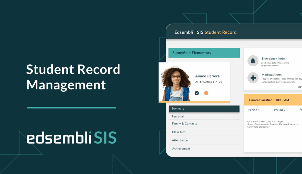 Compliant K-12 Digital Student Records | Edsembli SIS